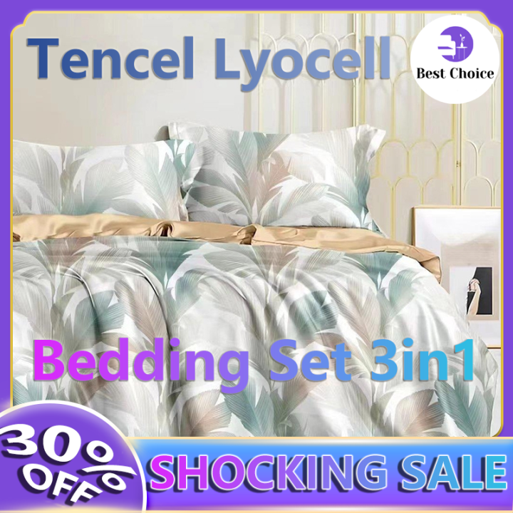 WINA Tencel Lyocell Three-Piece Bedding Set Cooling Tencel Lyocell Material - 3 IN 1 Set ...
