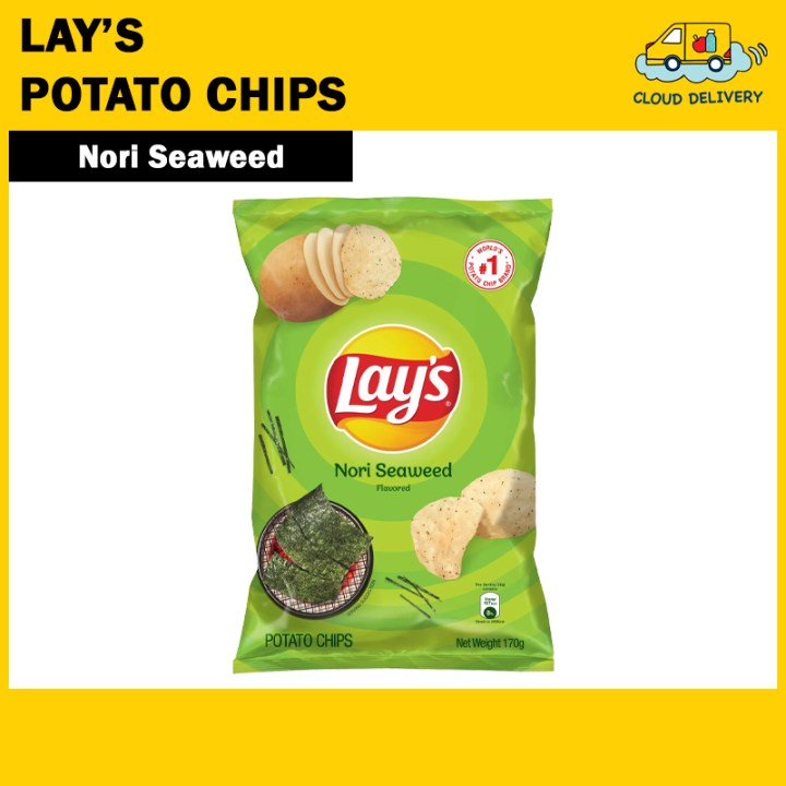 Lay’s Potato Chips 170g - Nori Seaweed | Lazada Singapore