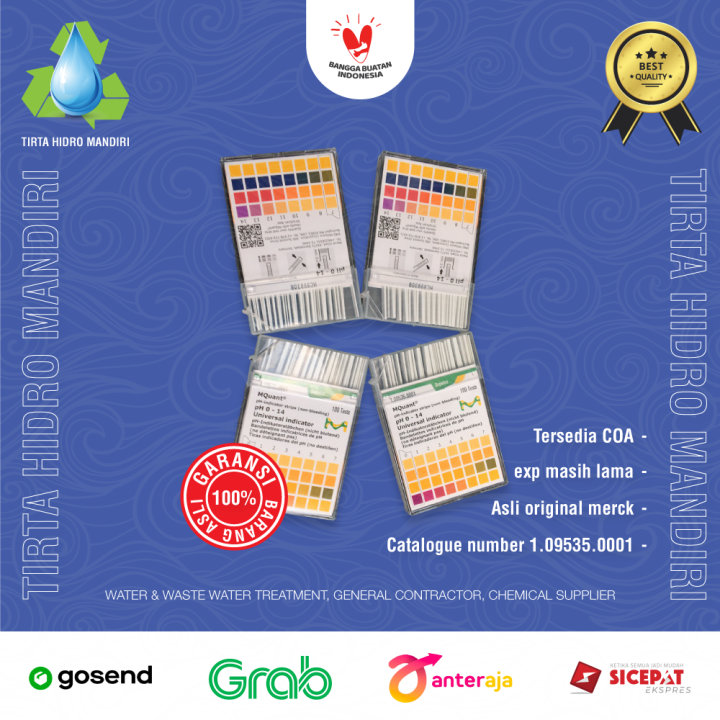 kertas ph / kertas ph universal original merck/ ph paper | Lazada Indonesia