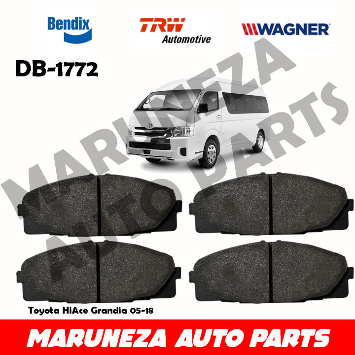 Brake Pads DB1772 Toyota HiAce Grandia 05-18 Front | Lazada PH