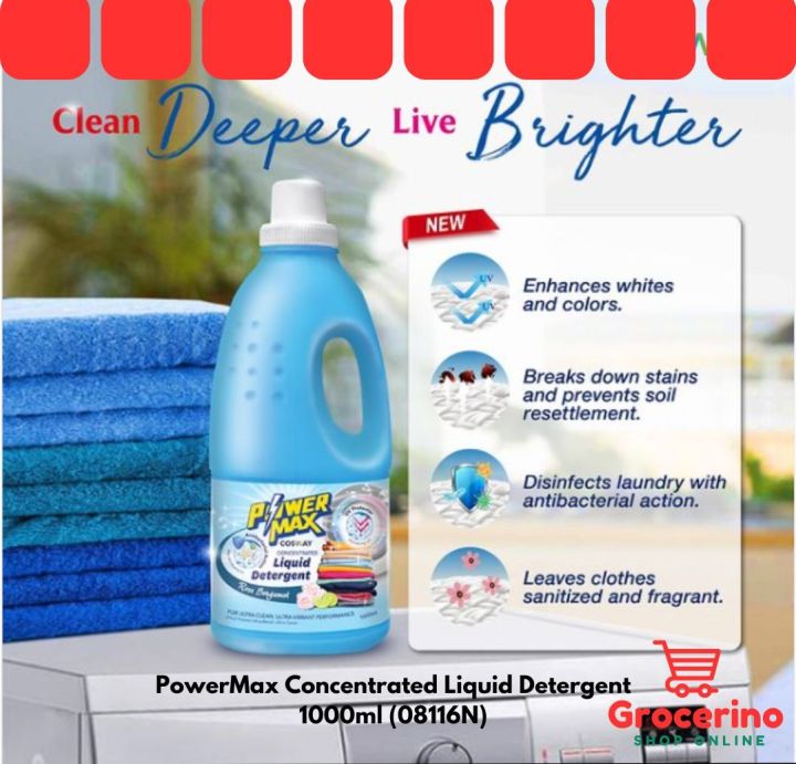 Cosway PowerMax Concentrated Liquid Detergent / Sabun pencuci pakaian ...