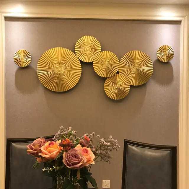 Dekorasi Dinding Hiasan Dinding Kamar Model Bulat minimalis Ukuran 130 ...