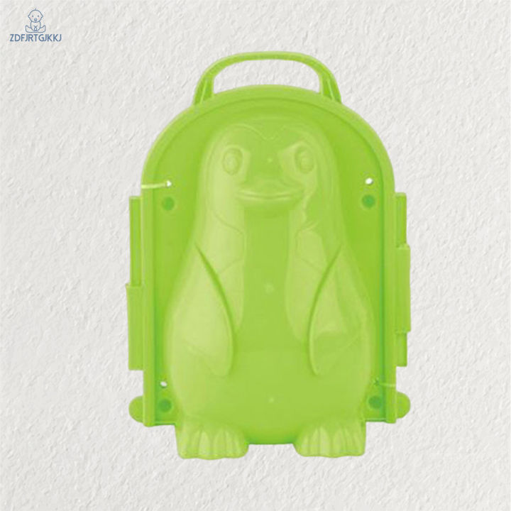 Cute Penguin Shaped Snow Mold Portable and Lightweight Play Snow Tools ...