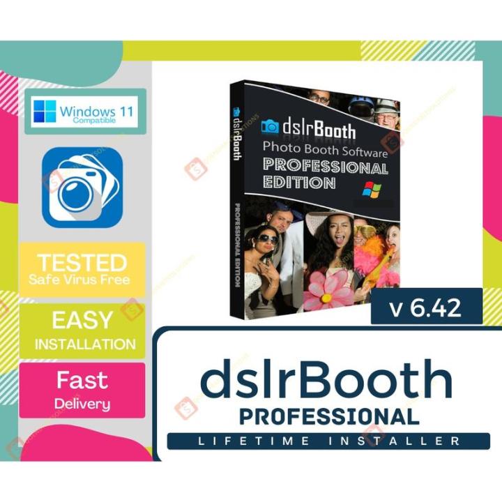 dslrBooth Photo Booth Prefessional 7.47 Full Version | Lazada PH
