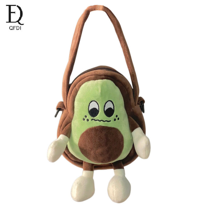 QFDI Túi Xách Nữ Túi Đeo Chéo Thời Trang Hình Quả Bơ Hoạt Hình Túi Vải ...