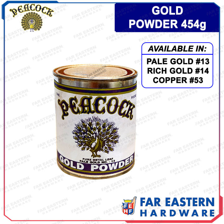 PEACOCK Gold Powder 454g in Can #13 #14 #44 | Lazada PH