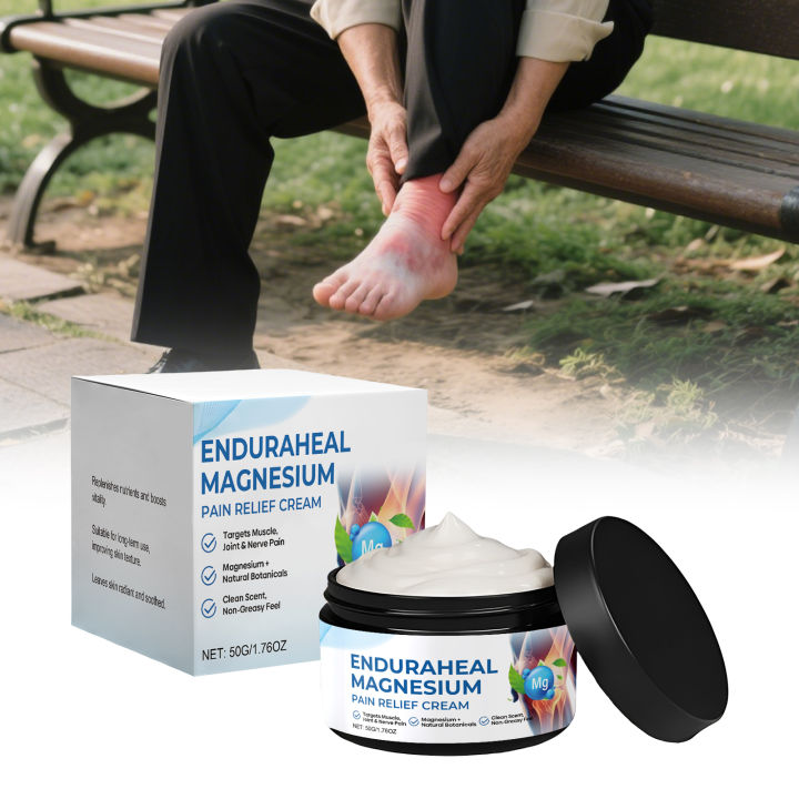 Enduraheal Magnesium Pain Relief Cream Treatment Soothing Muscle Relief ...