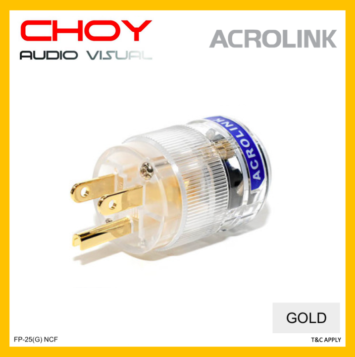 Acrolink FP-25(G) NCF Gold Power Plug Connector | Lazada