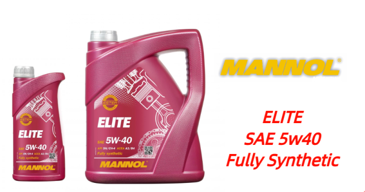 MANNOL ELITE 5w40 Fully Synthetic Engine Oil 1L & 4L (Original) | Lazada