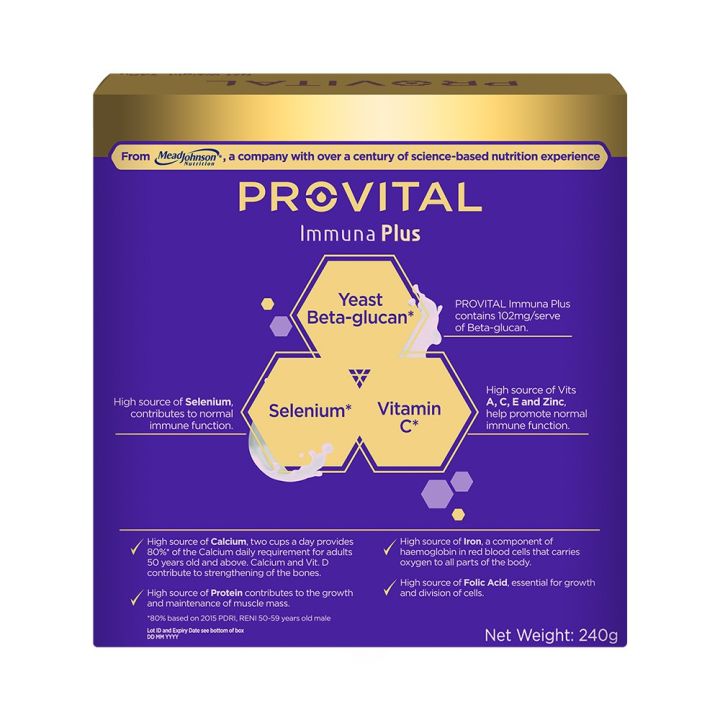 Provital Immuna Plus 240g/480g Adult Nutritional Beverage | Lazada PH