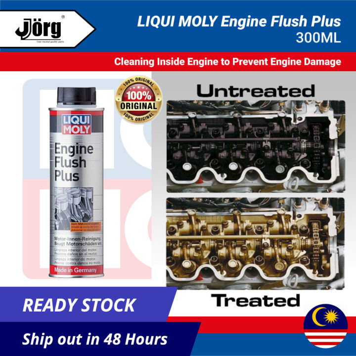 LIQUI MOLY Engine Flush Plus 300ml | Remove and Clean Dirty Oil Sludge Inside The Engine to ...