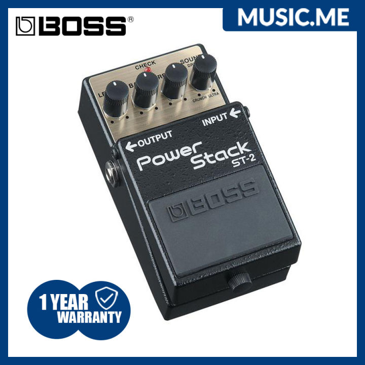 BOSS ST-2 POWER STACK เอฟเฟคกีต้าร์ ของแท้ 100% มีรับประกันศูนย์ ...