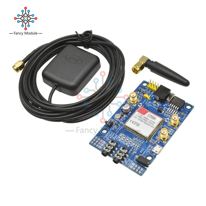 บอร์ดพัฒนาจีพีเอสโมดูล Gsm Gprs Sim808 Ipx Sma พร้อมเสาอากาศ Gps สำหรับ ...