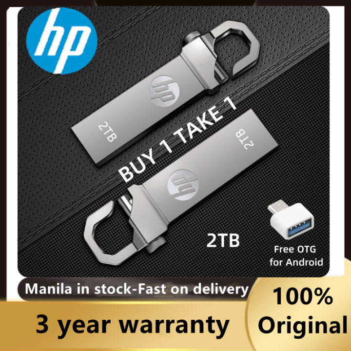 [ Buy 1 Take 1 ] HP Flash Drive 2TB With OTG Original For Android Pen ...