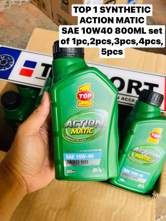ORIGINAL TOP 1 Synthetic OIL ACTION MATIC High Performance Motorcycle ...