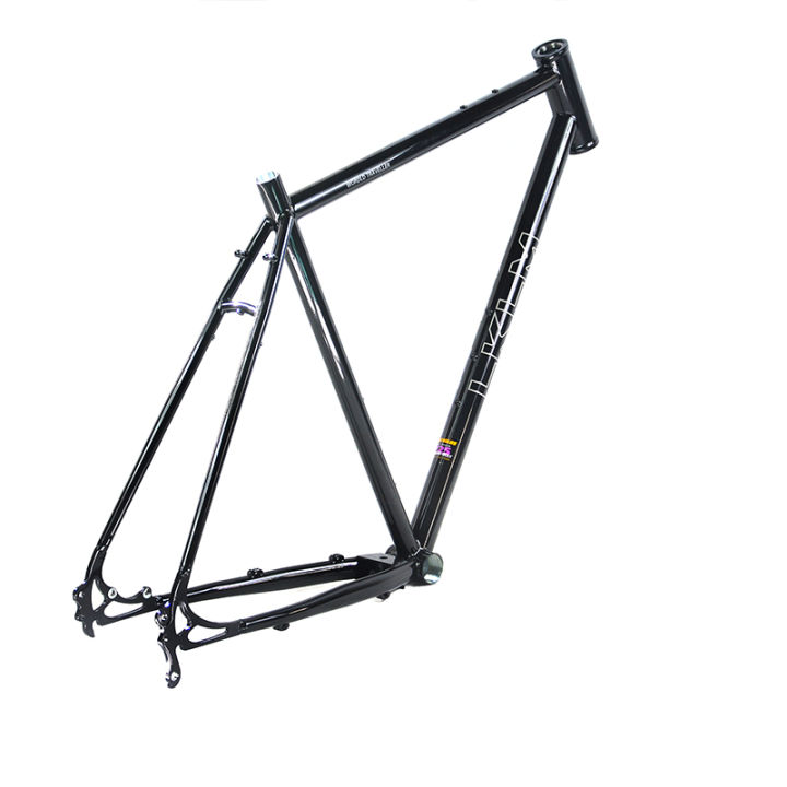 LKLM travel frame cheerful bicycle frame long-distance steel frame ...