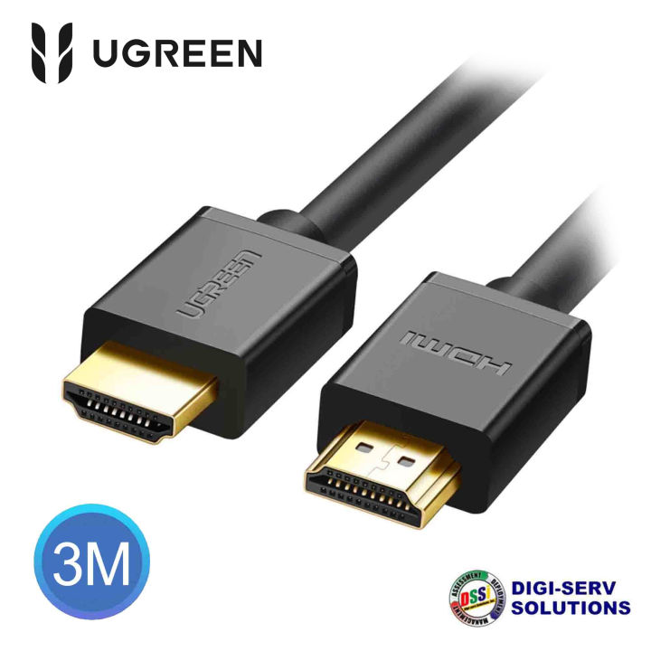 UGREEN 10108 HDMI Cable 3m (Black) | Lazada PH
