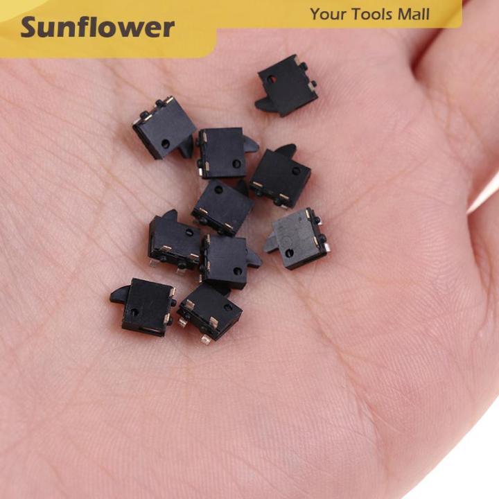🎀🎁【Special price】Sun 10pcs HY-C-24สวิทช์ตรวจจับ4Pin MINI SLIDE SWITCH ...
