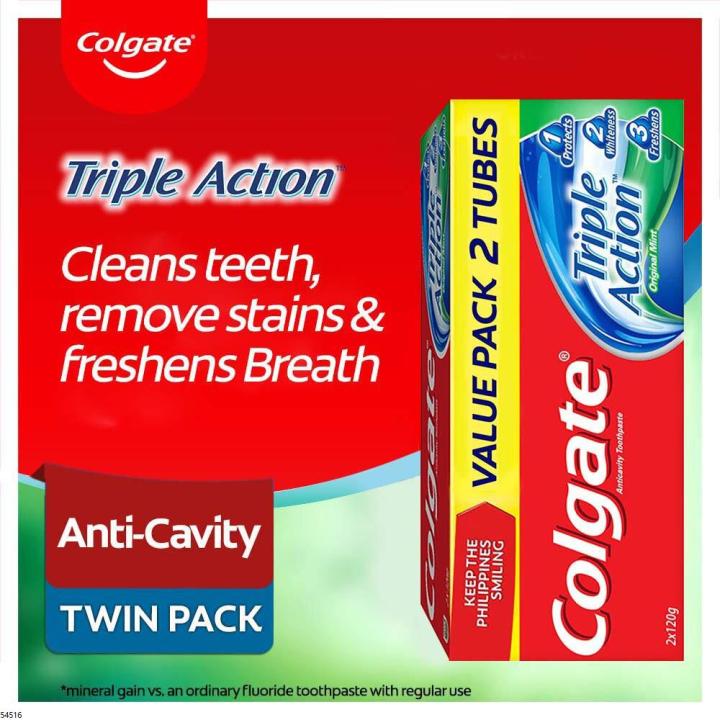 toothpaste squeezer COLGATE Triple Action Anti-Cavity Family Toothpaste ...