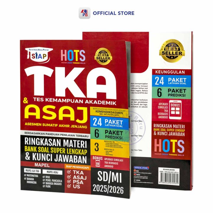 Buku TKA SD Mi / SIAP TKA & ASAJ 2025/2026 Berdasarkan Panduan ...