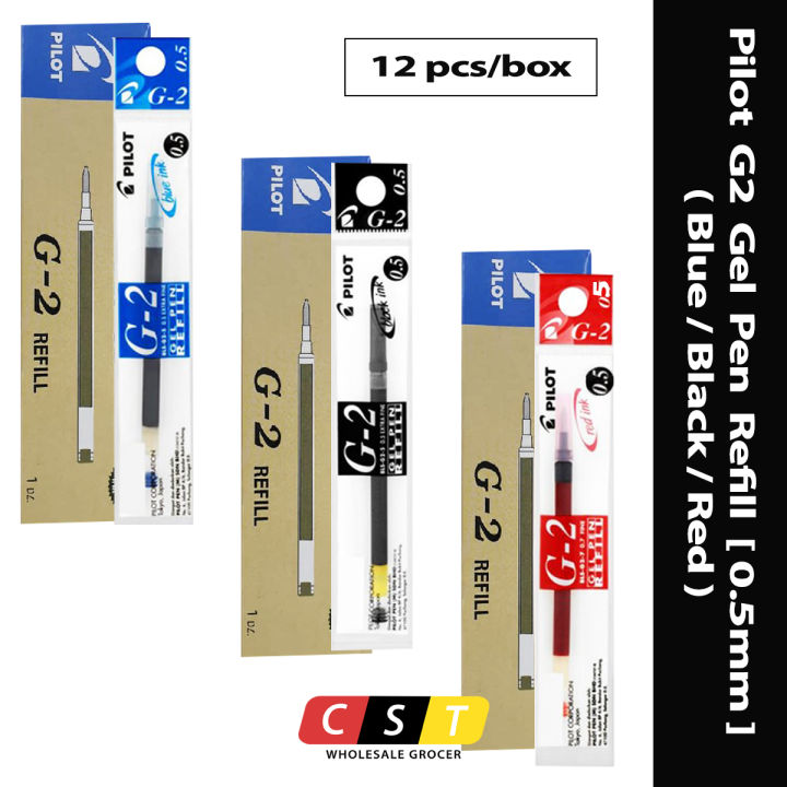 [12 Units] Pilot Refill For G2 Gel Pen (Refill) [0.5mm] | Lazada