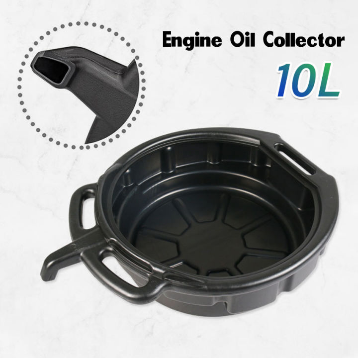 6.5/10L Thickening Plastic Oil Drain Pan Car repair Fuel Fluid ...