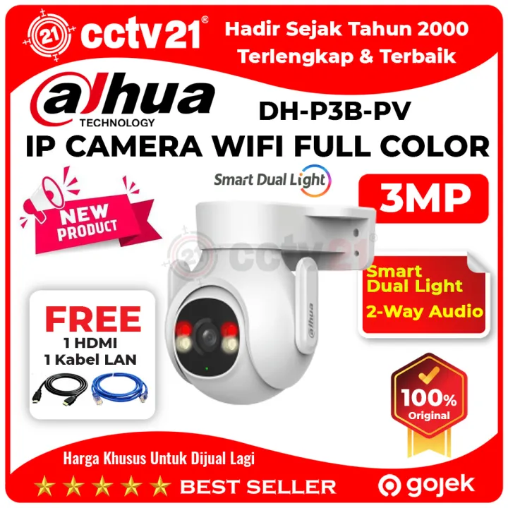 Dahua Picoo B1 3MP DH-P3B-PV IP Camera Outdoor CCTV Full Color Wifi ...