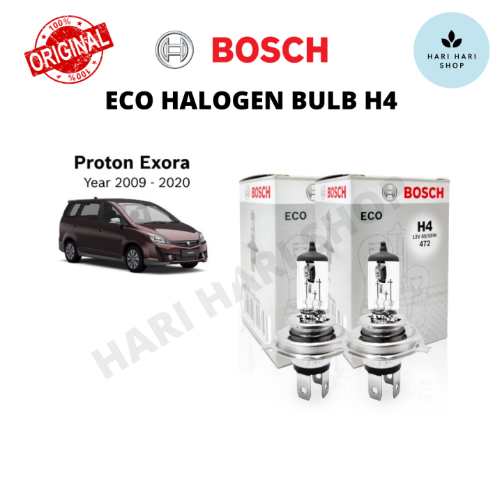 Original BOSCH Eco Halogen H4 Headlight Bulb 12V 60/55W H4 Bulb for ...