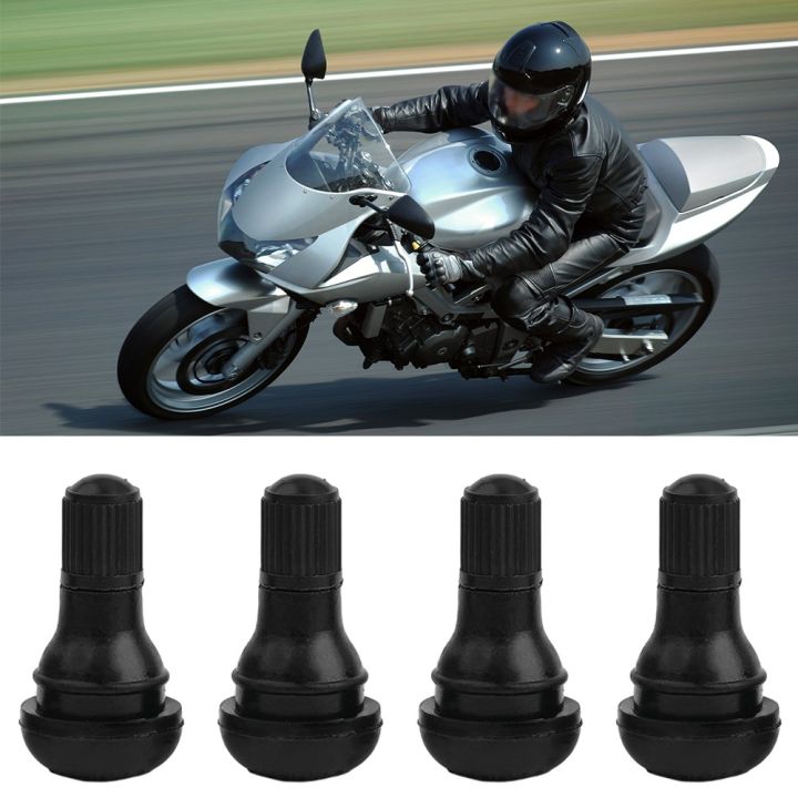 วาล์วยางพาราอเนกประสงค์ TR412แบบไม่มีท่อ,วาล์วหัวฉีดยาง4ชิ้นหัวฉีดมีแกนวาล์วสูง36มม. อัตโนมัติ ...