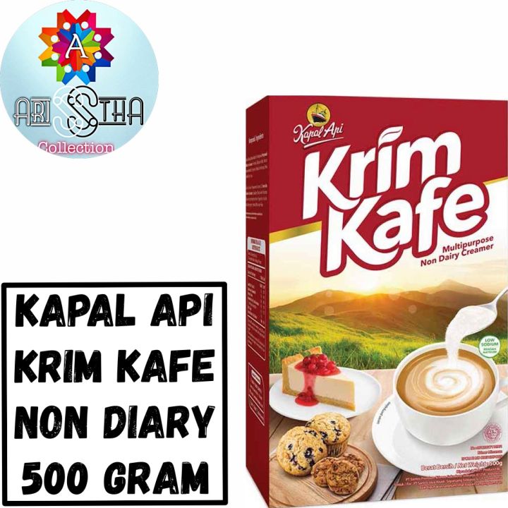 Kapal Api Krim Kafe Non Dairy Creamer Bubuk Kemasan Box 500 Gram ...