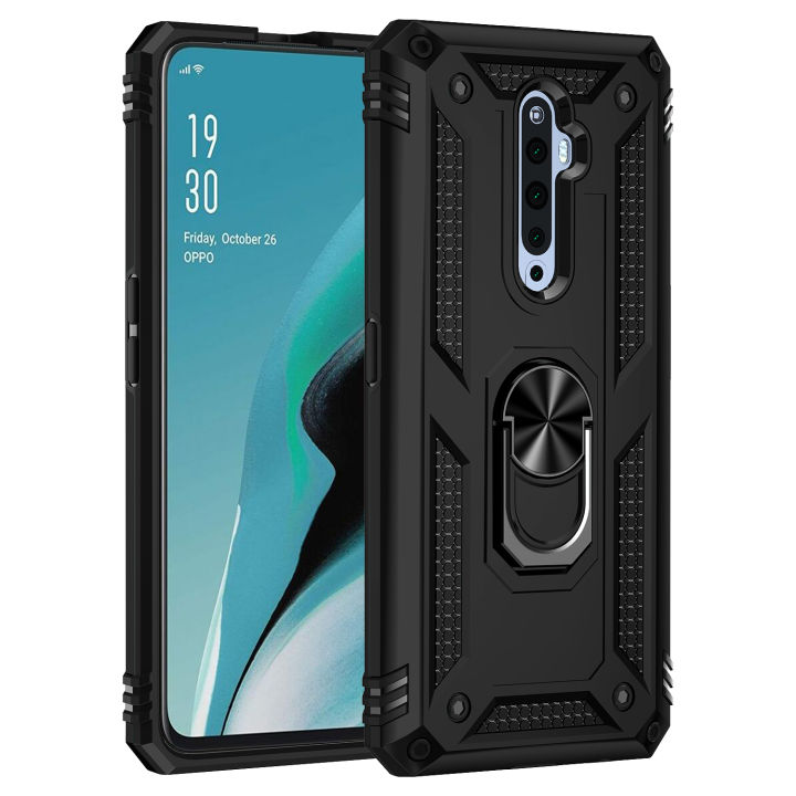 OPPO Reno 2 F 2z 2F Case Shockproof Kickstand Armor Hard Phone Case ...