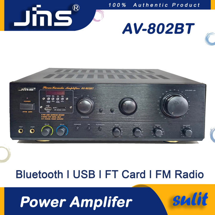 JMS AV 802BT / AV902UB / GX7UB / GX9UB AMPLIFIERS | Lazada PH