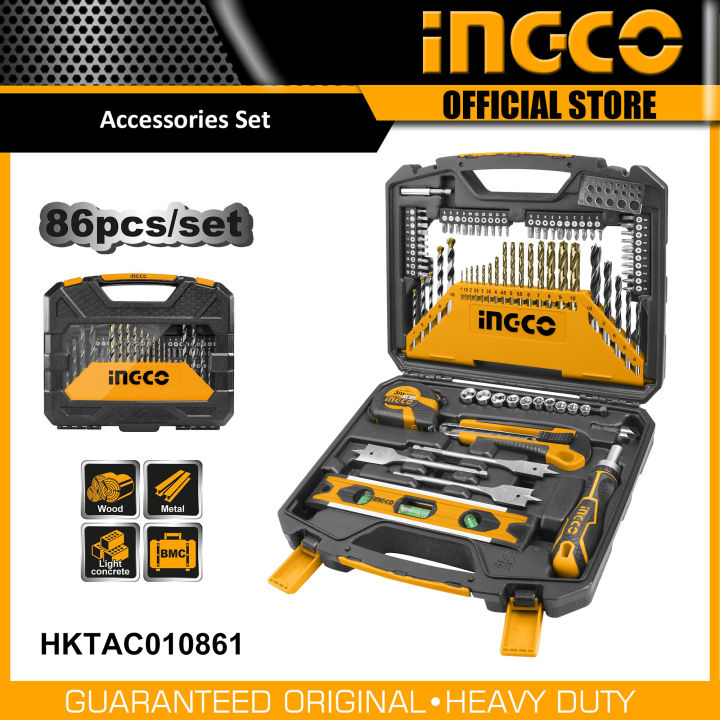 INGCO 86pcs Accessories Set HKTAC010861 IHT | Lazada PH