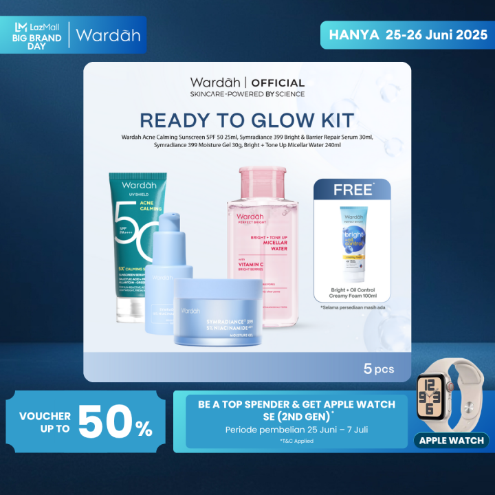 [SPECIAL BIG BRAND DAY: BUY 4 GET 5] WARDAH Lightening Symradiance 399 ...