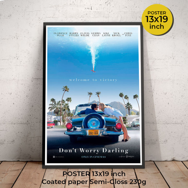 Don't Worry Darling Poster ผลงานกำกับของ Olivia Wilde / Harry Styles ...