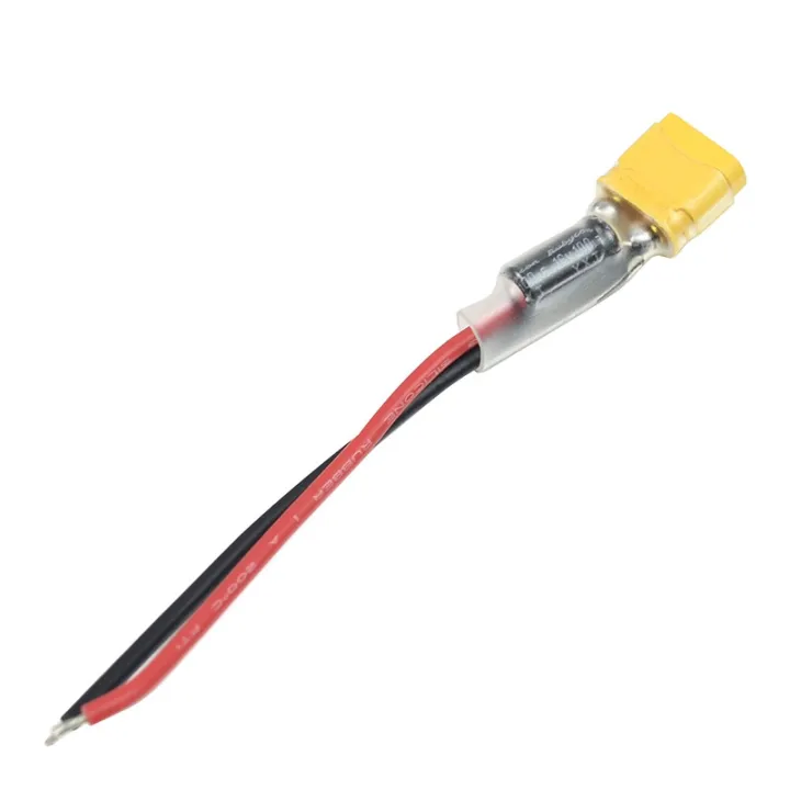 XT30 Plug Connector Power Cord with Capacitor RC Battery Cable Silicone ...