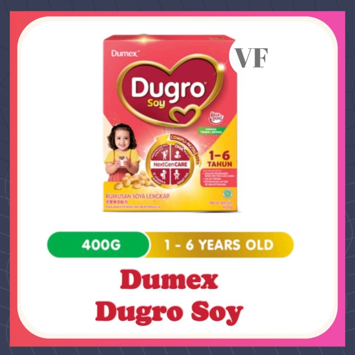 Dumex Dugro Soy 1-6 Years 400g | Lazada Singapore