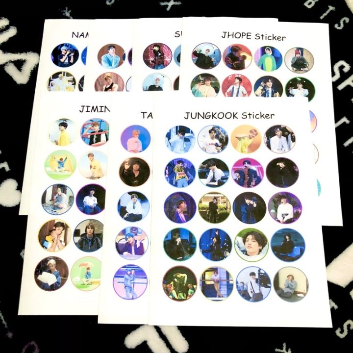 [kstuffind] BTS ROUND STICKER A5 MURAH STIKER BTS | Lazada Indonesia