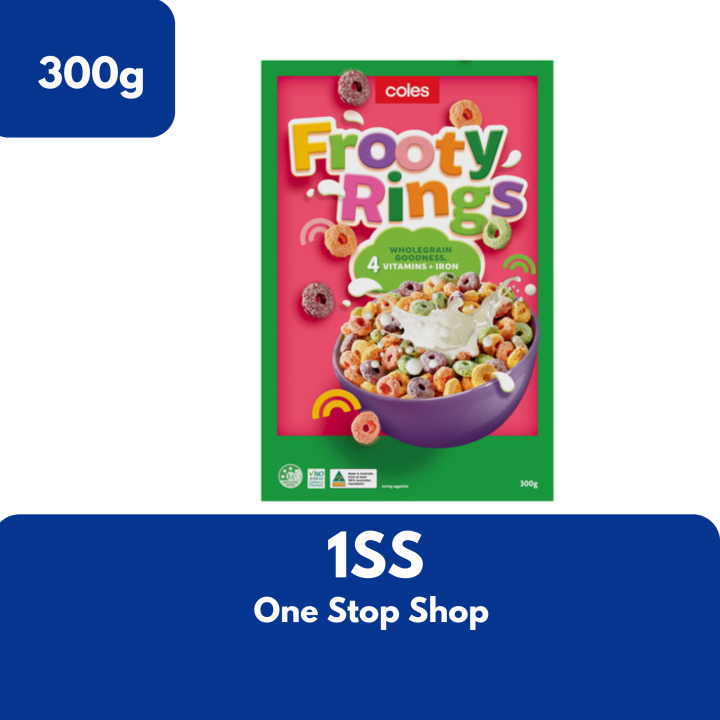 Coles Frooty Rings, 300g (Exp Oct 2024) | Lazada PH