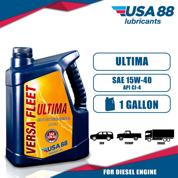 USA88 VF ULTIMA 15W-40 API CI-4 HEAVY DUTY DIESEL ENGINE OIL | Lazada PH