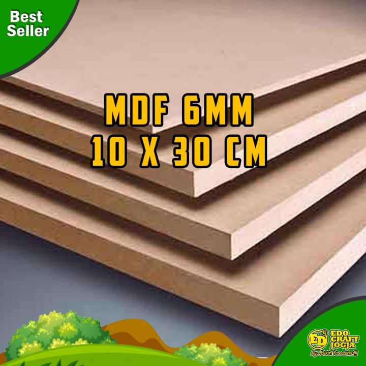 Papan MDF Premium Tebal 6 mm 10 x 30 CM | Lazada Indonesia