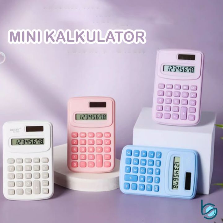 Kalkulator Mini/Kalkulator Saku 8 Digit Mini Calculator Pocket Size ...