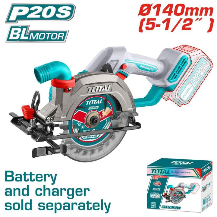 TOTAL เลื่อยวงเดือนไร้สาย20V 5.1/2" รุ่น TSLI1402/TSLI14021 | Lazada.co.th