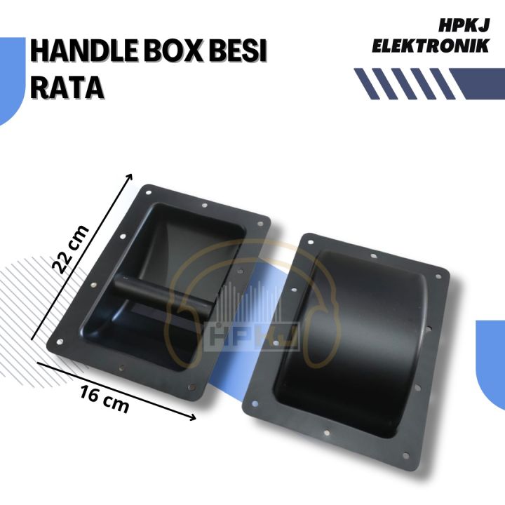 HANDLE BOX SPEAKER BESI Handel box besi speaker rata HBBR | Lazada ...