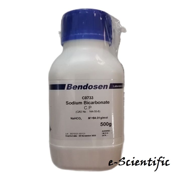 Sodium Bicarbonate CP 500g, BENDOSEN [CAS No. 144-55-8] | Lazada