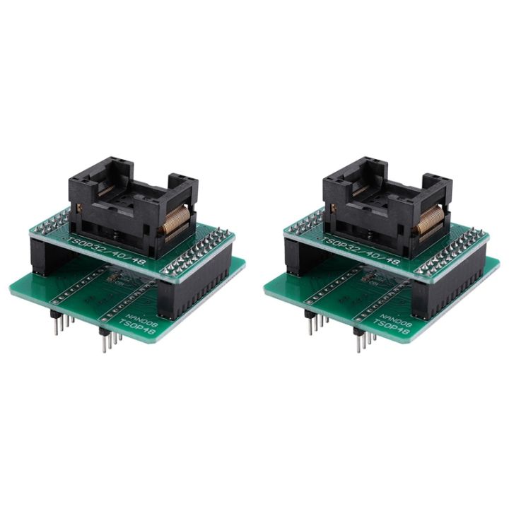 (DQKN) 2X Andk Tsop48 Nand Adapter Only for Minipro Tl866Ii Plus Programmer for Nand Flash Chips ...