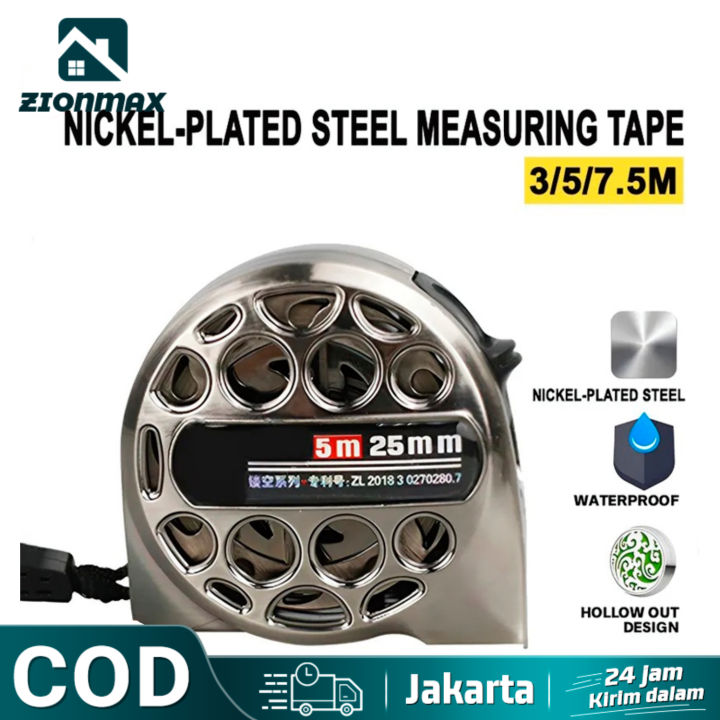 Home Meteran Roll High Precision Self Lock Tape Measure Bangunan Canggih 5 Meter Import Terbaik ...