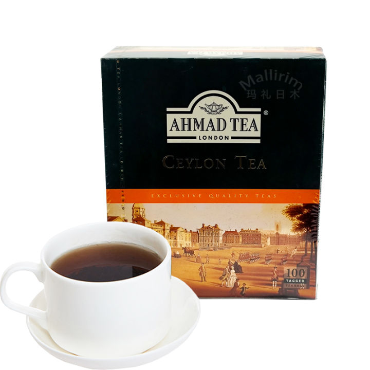 AHMAD TEA UAE Ceylon highland black tea 100 teabags Aman black tea ...