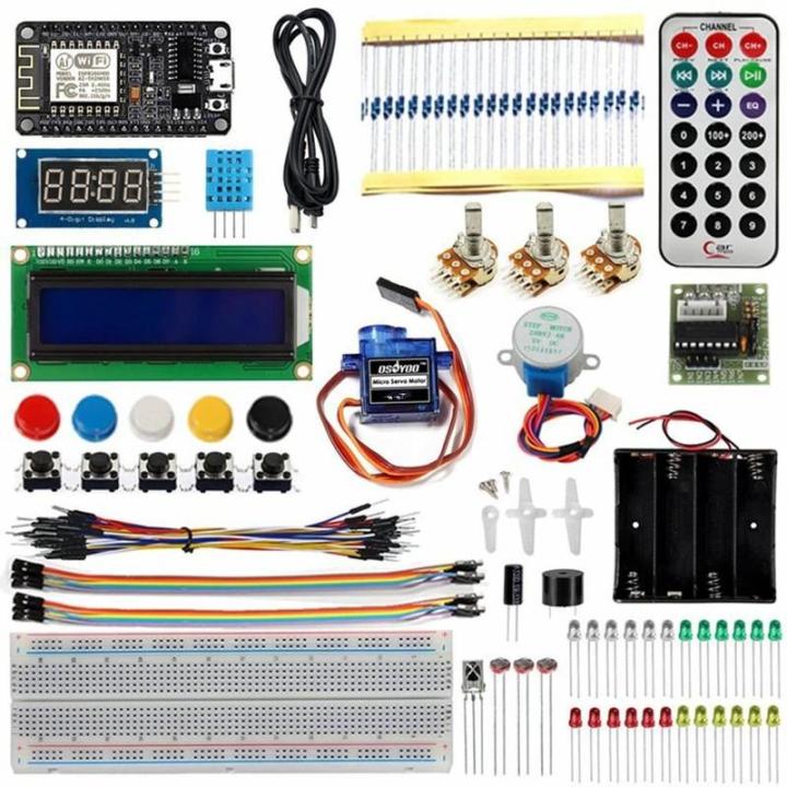 ชุดเรียนรู้ IoT Starter Kit with Arduino NodeMCU V3 ESP8266 พร้อมกล่อง ...