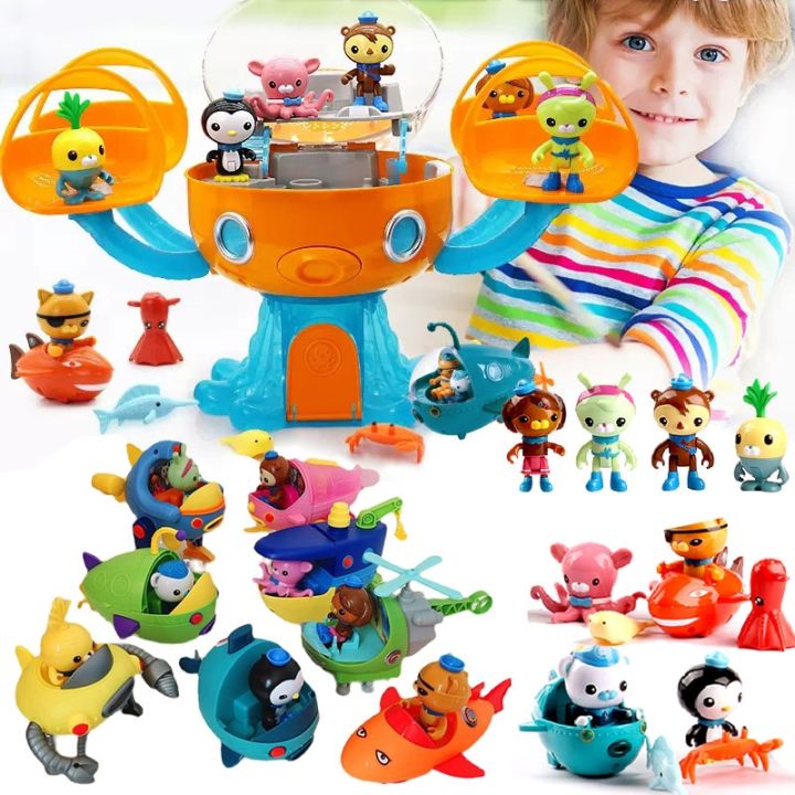 Cosetteme Octonauts Octopod Playset With 8 Characters Light And Sound ...
